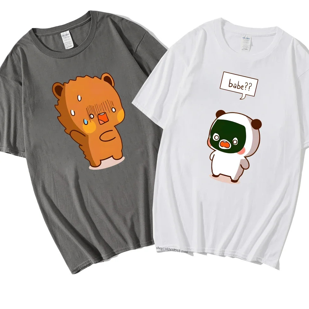 Bubu Dudu Funny Couple T-shirt – Cute Cartoon Tees for Couples