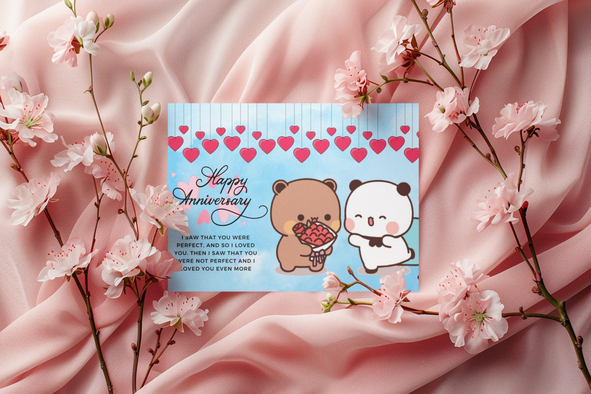 Bubu Dudu Anniversary Love Card – Celebrate Your Bond